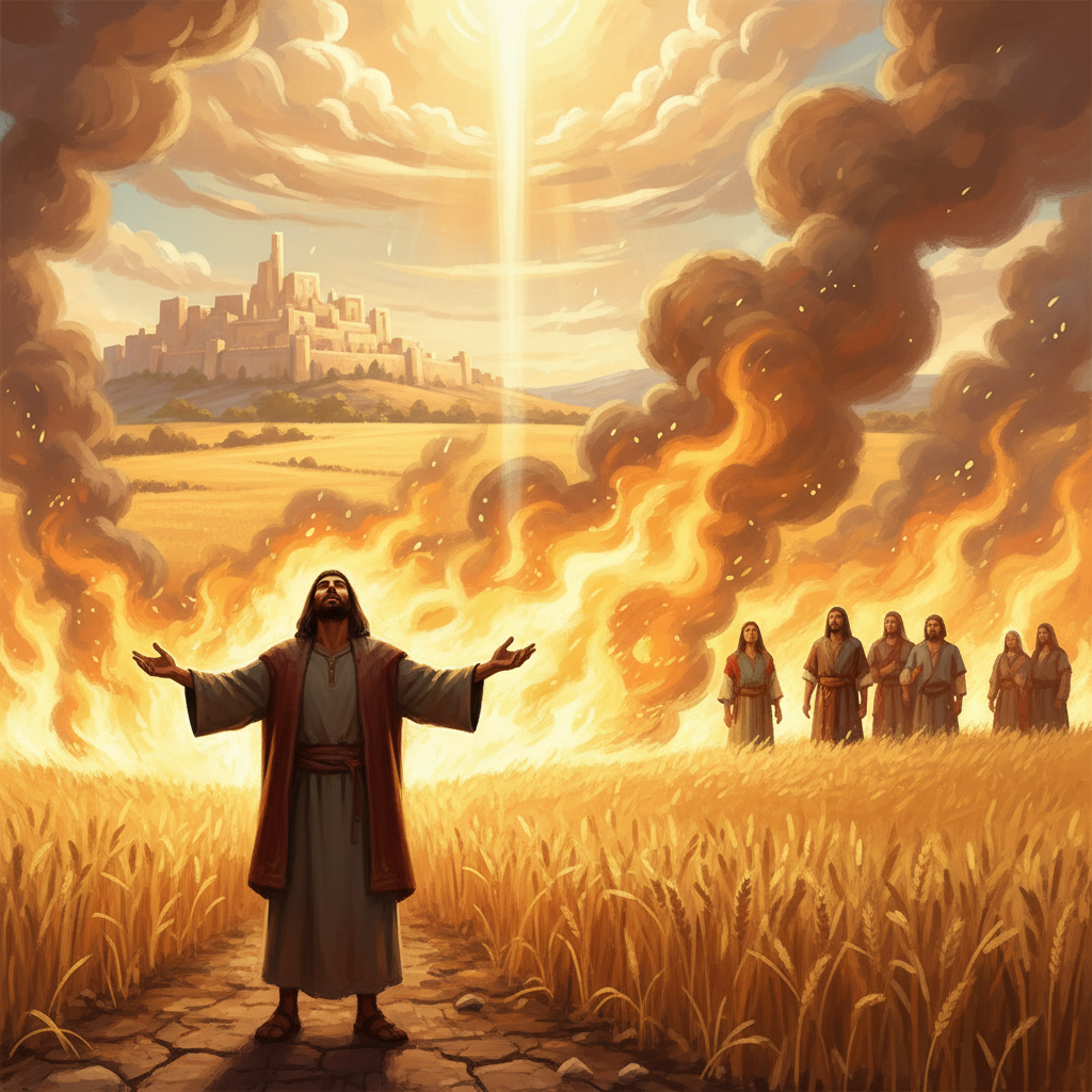 When God Sets Your Barley Field on Fire Judges 15:1-5 and 2 Samuel 14: ...